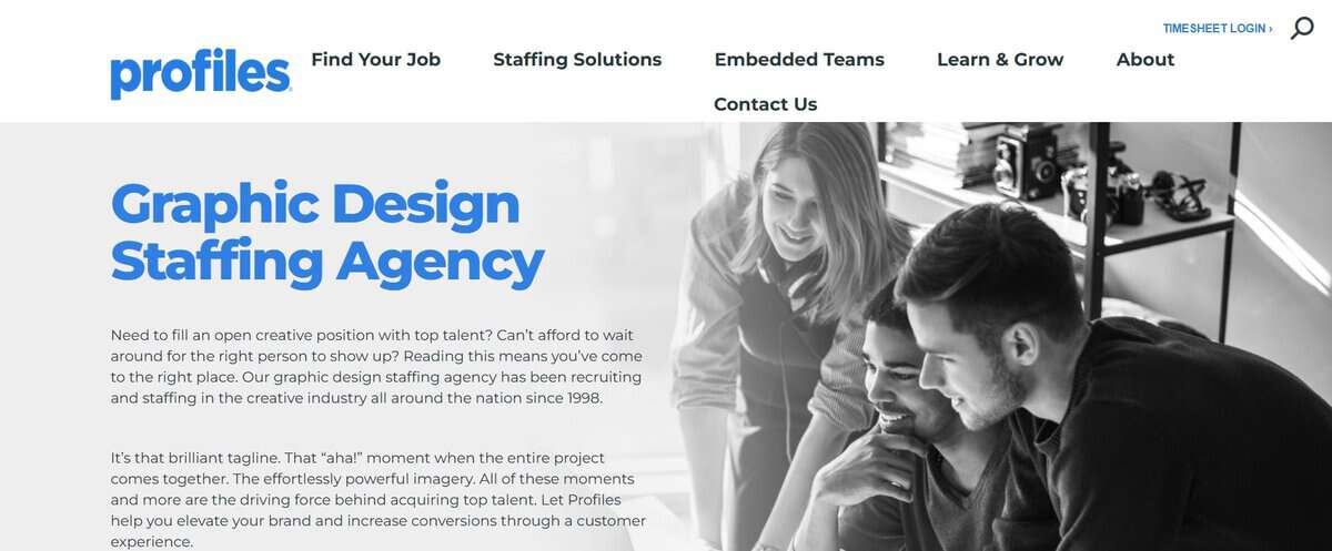 Graphic Design Staffing Agency: Top 8 Firms | DevsData